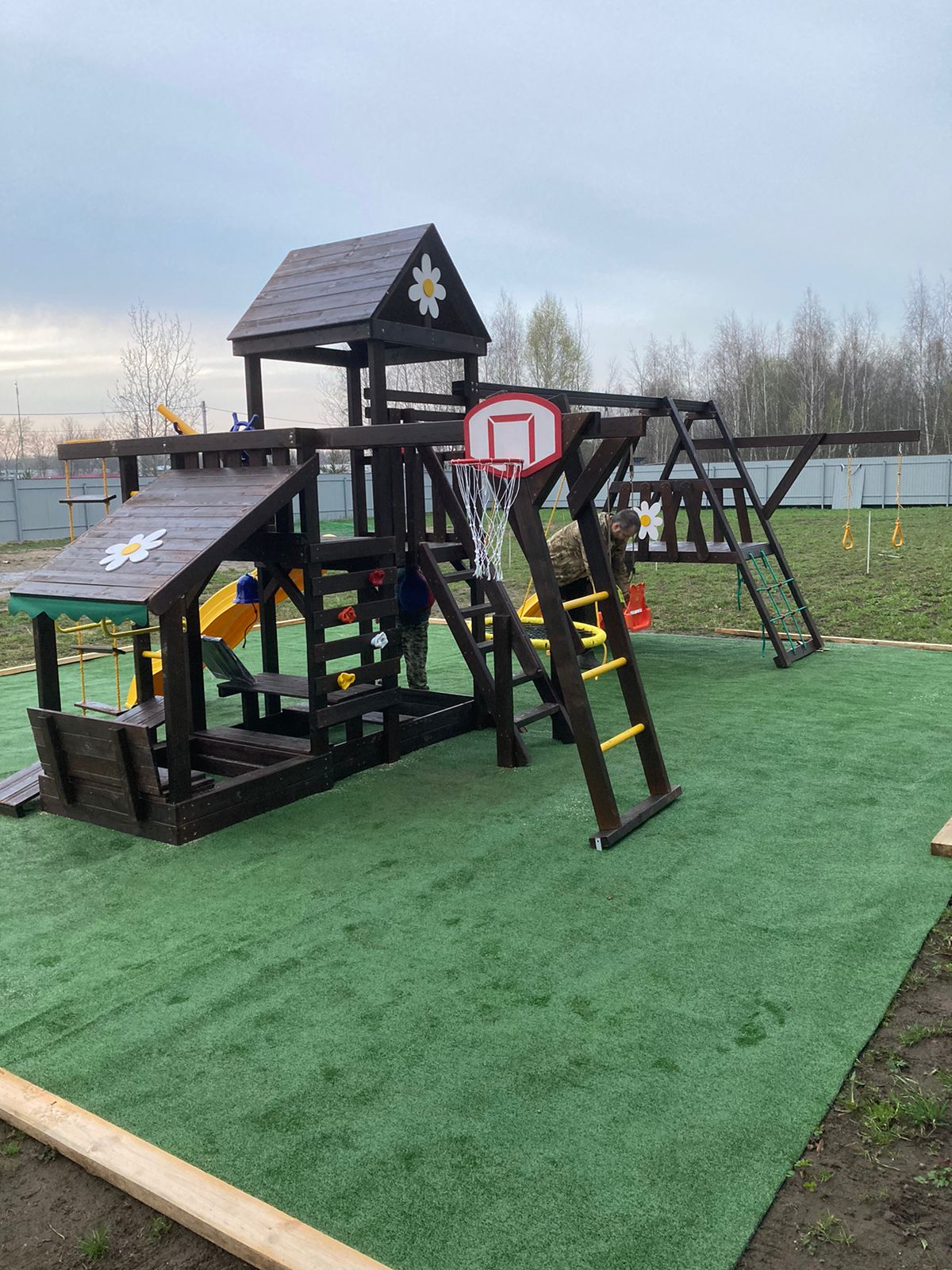 Детская площадка "Romashka 7 Luxury"